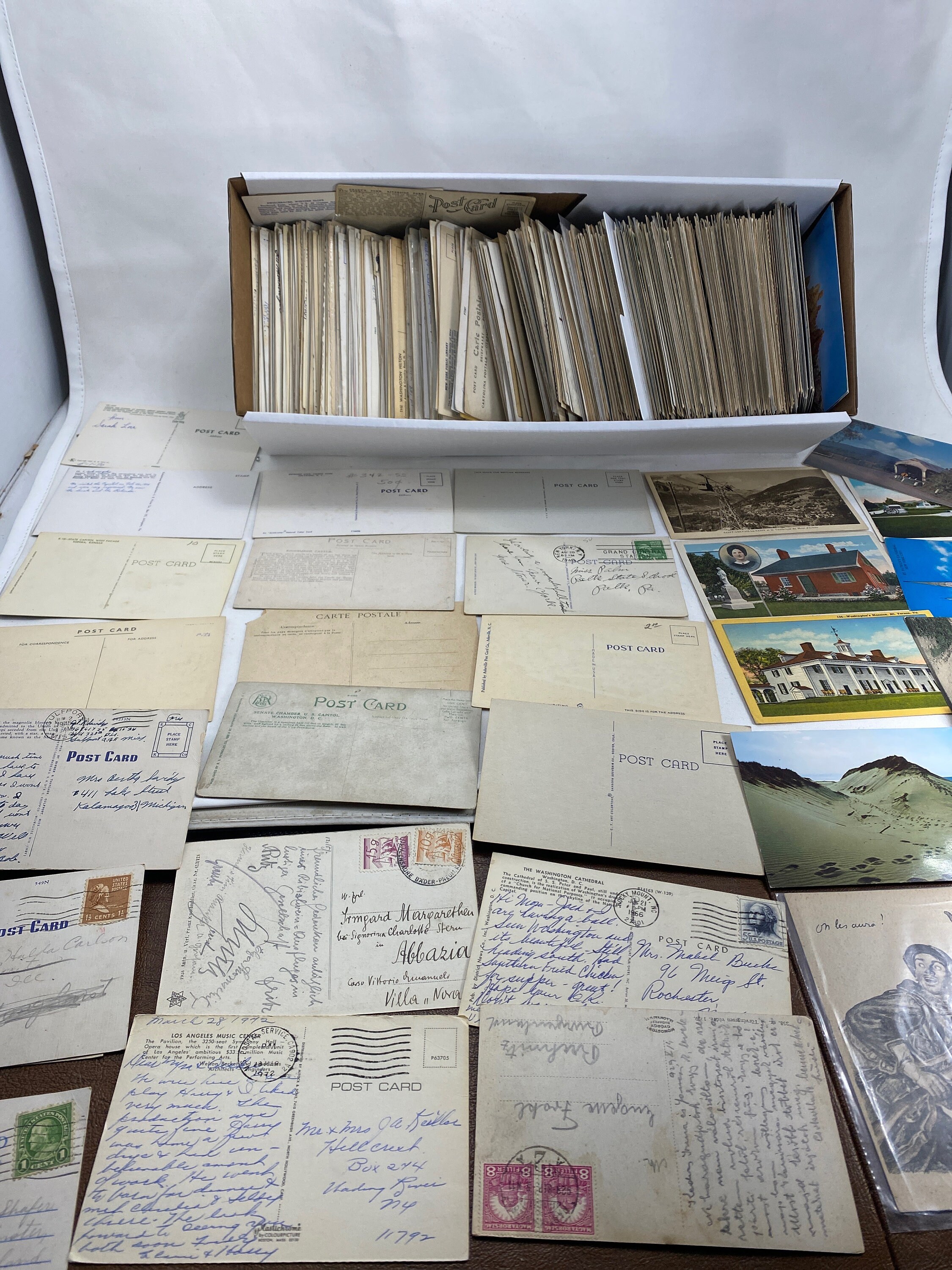 100 Vintage Random Postcards for Decorating Crafts Correspondence RSVP ...