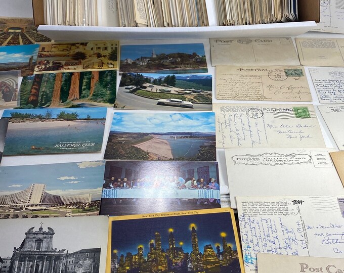 100 Vintage Random Postcards for Decorating Crafts Correspondence RSVP ...