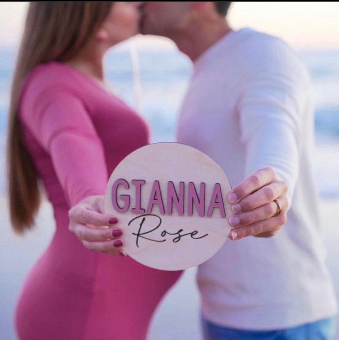 Birth Announcement | Baby Name Sign | Personalized Baby Gift - Etsy