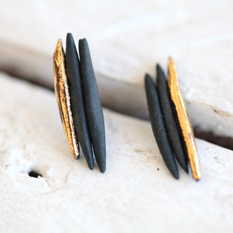 Porcelain Earrings - Etsy