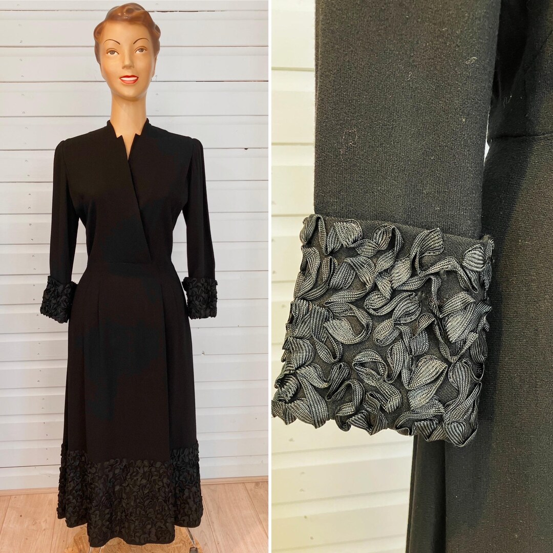 ORIGINAL 1940s WILLIAM BASS Dress - Etsy