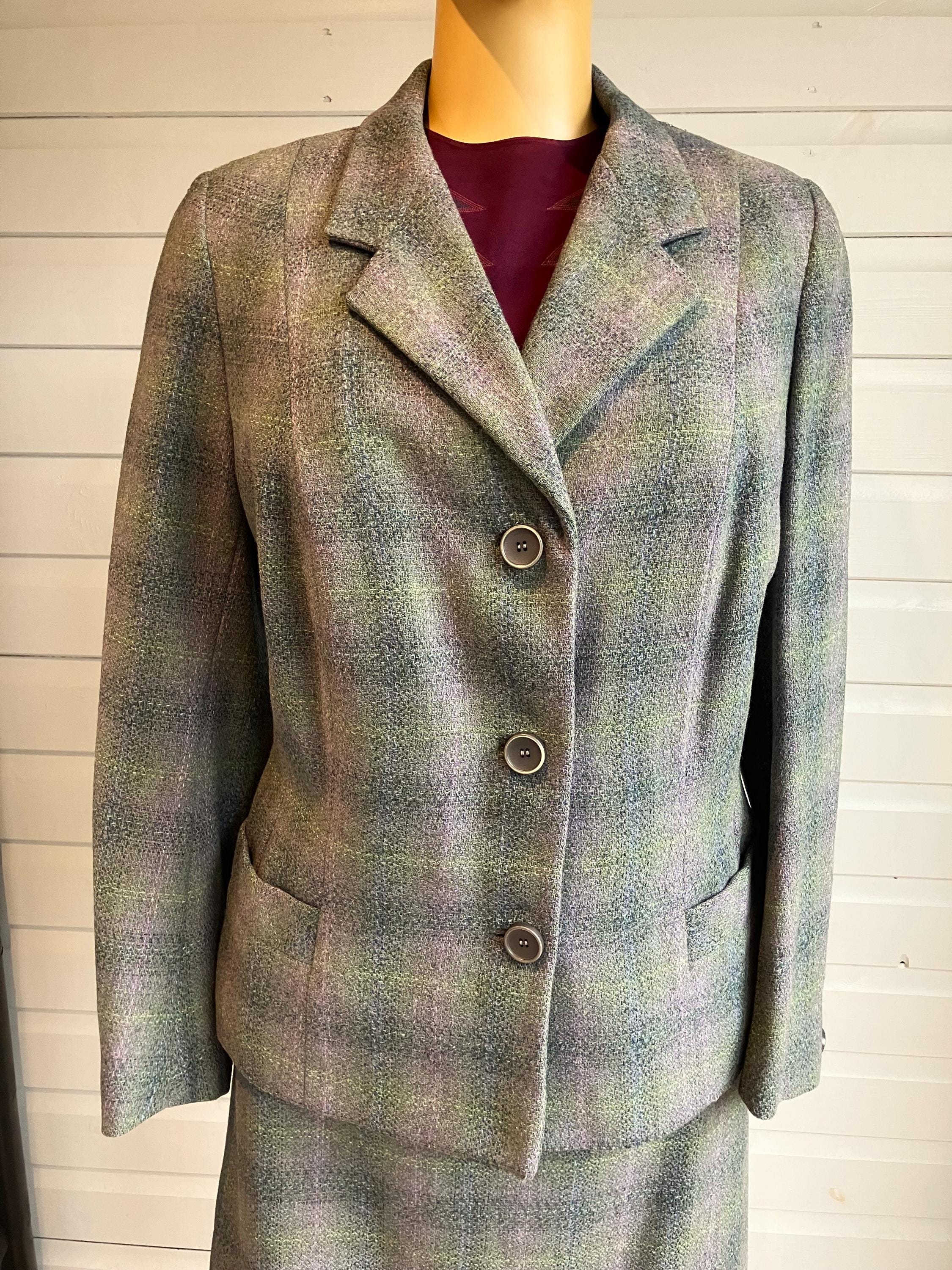 ORIGINAL 1950s HEATHER PLAID Suit by Pettigrews - Etsy UK
