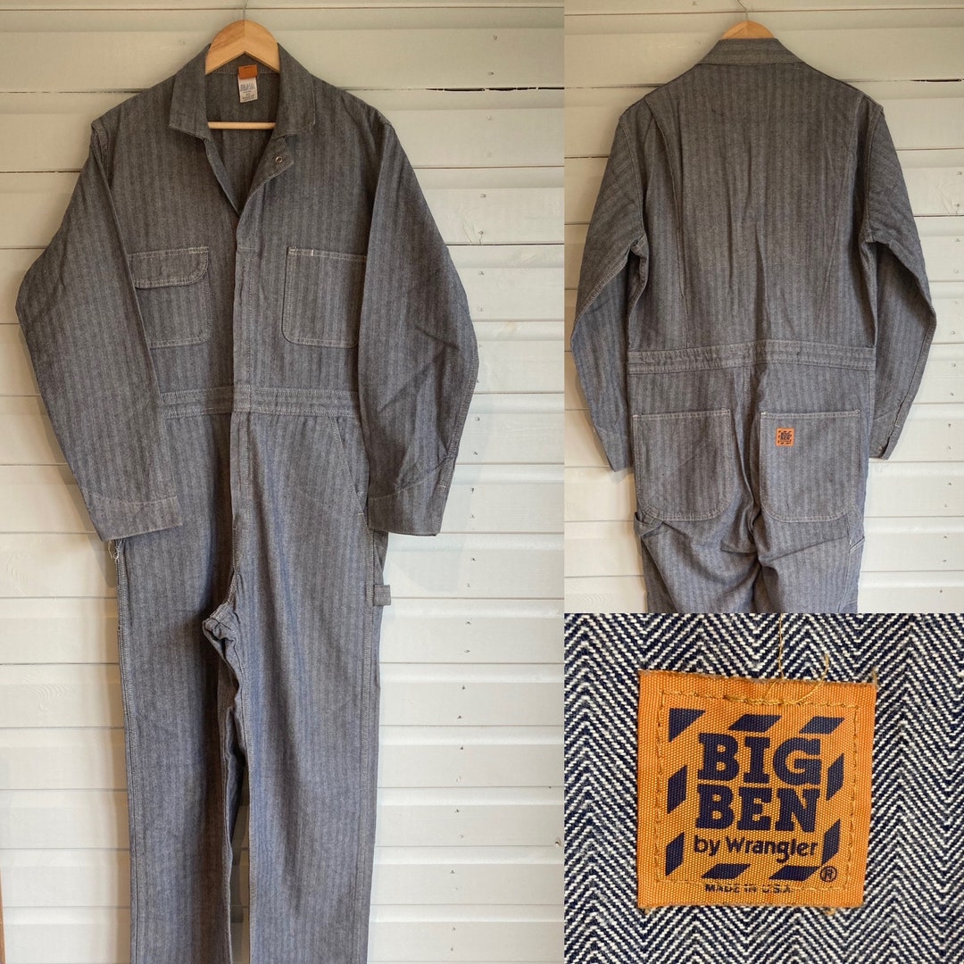Original Vintage BIG BEN by Wrangler HBT Overalls Coveralls Original Vintage BIG BEN by Wrangler HBT Overalls Coveralls
