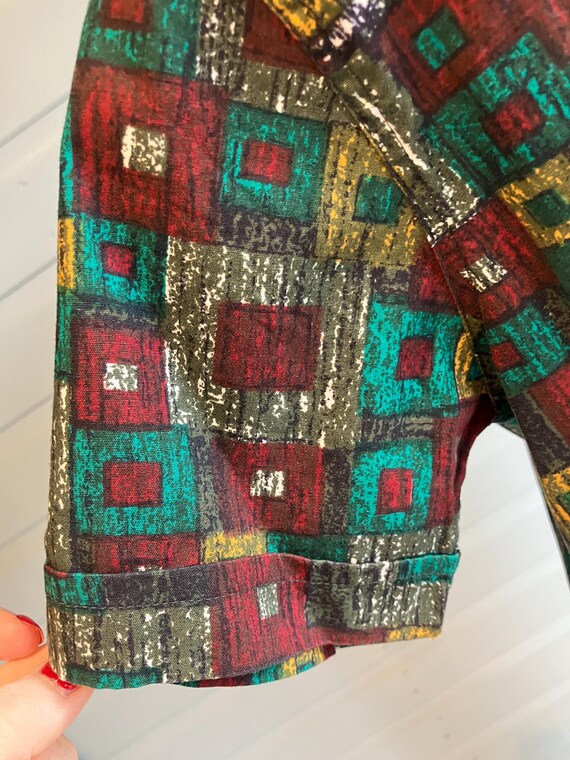 ORIGINAL 1950's 1960's BONART BRITISH Beach Shirt - Gem