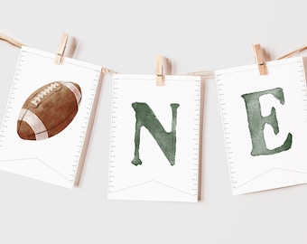 Football Garland Printable - Etsy