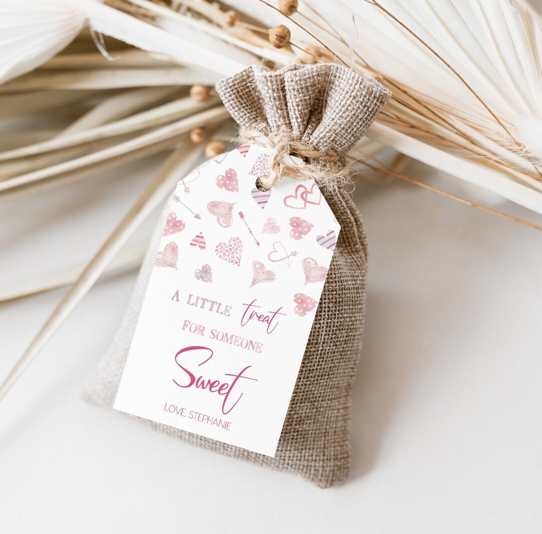 Printable Valentine's Day Treat Tags / Editable Valentines / Valentine ...