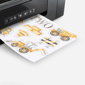 Construction Cake Topper, Construction Trucks Centerpiece 2nd Birthday ...