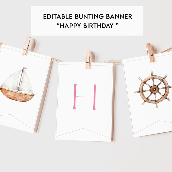 Sailboat Banner - Etsy