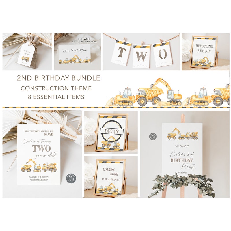 Construction Theme - Etsy