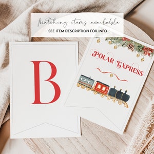 Polar Express Birthday Invitation: Winter Train Party (digital Download ...