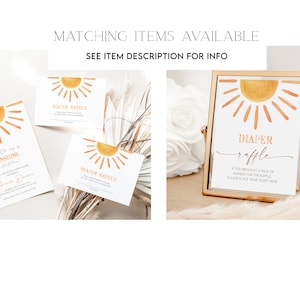 Editable Sun Menu Card, Printable Sunshine Event Theme Menu Template ...