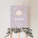 Charming Little Dumpling Welcome Sign, Pink Color Palette Bao Bun ...