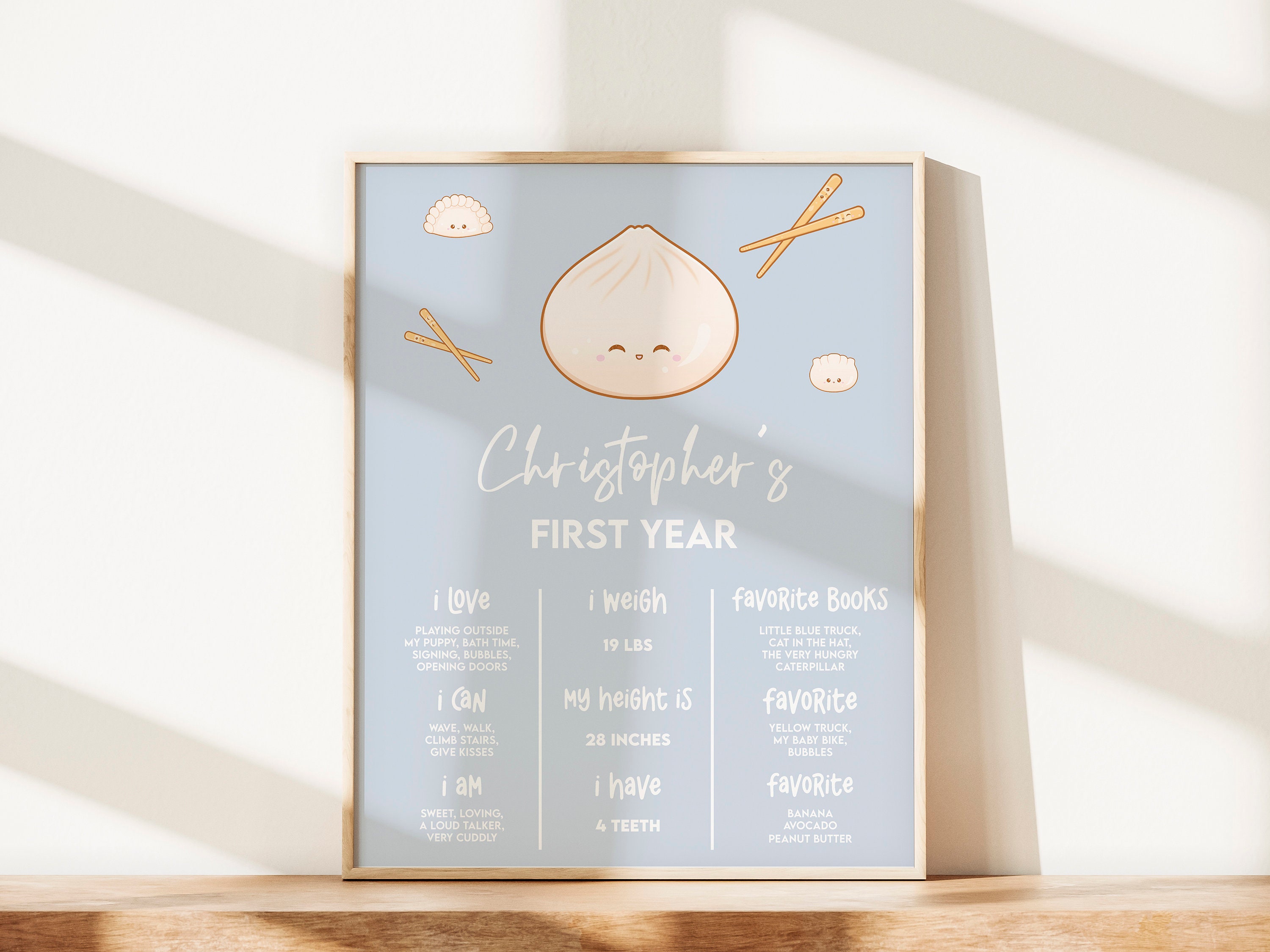 Dumpling Birthday Thank You Tags: Editable Dim Sum Party Favor (instant ...