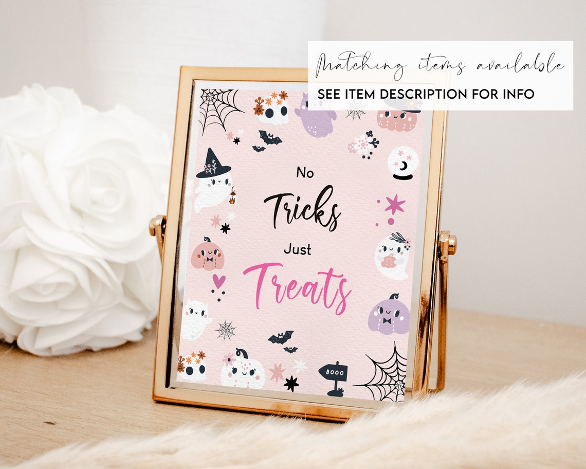 Editable Spooky One Halloween Ghost 1st Birthday Party - Etsy