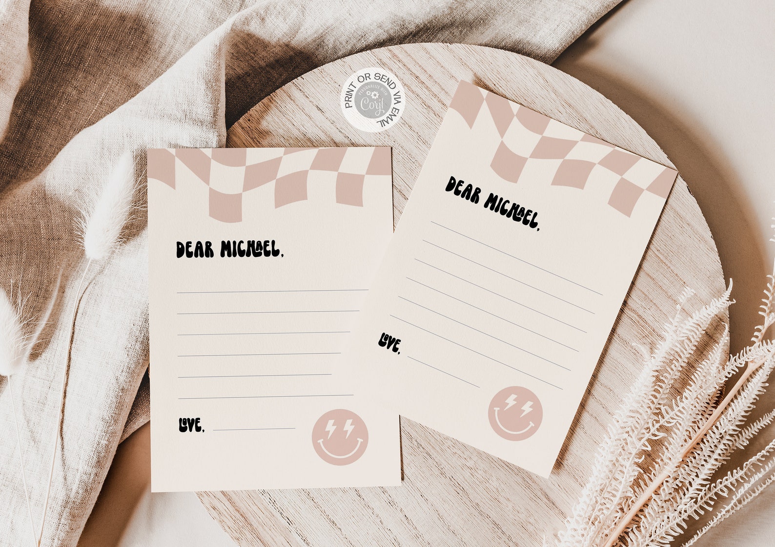 Editable Smiley Face Time Capsule Sign Template Retro Hippie - Etsy