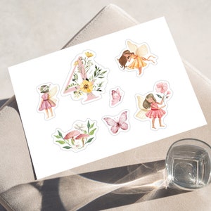 Fairy 4th Birthday Cake Topper: Enchanted Theme Party (instant Download ...