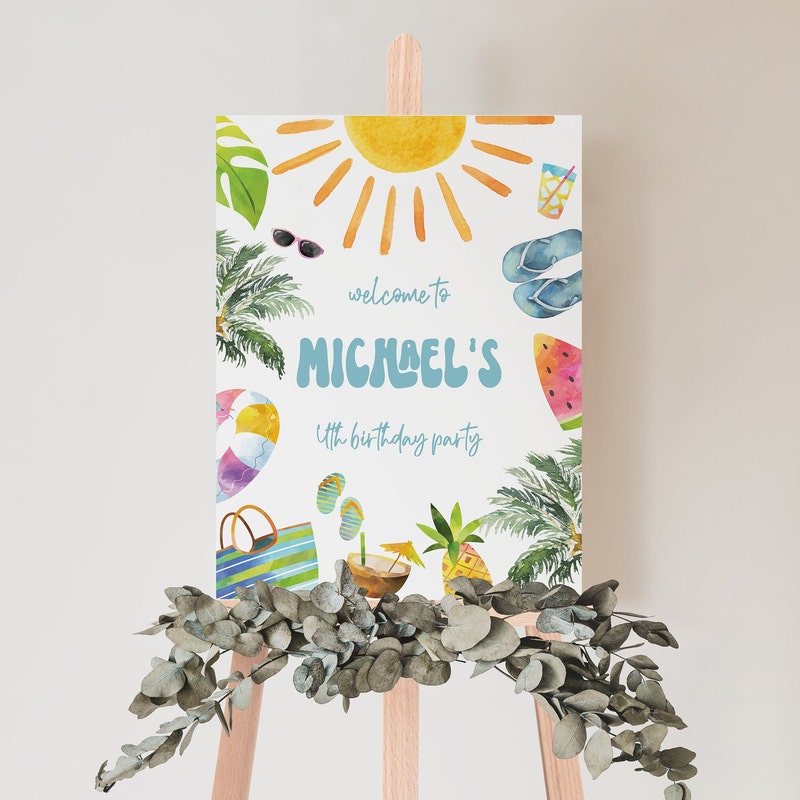 Summer Welcome Sign - Etsy