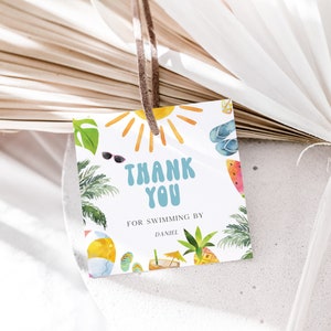 Pool Party Birthday Invitation, End of School Year Party Bash, Hello ...