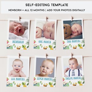 ONE in the Sun Birthday Bundle, Editable Beach Pool Party Summer Theme ...