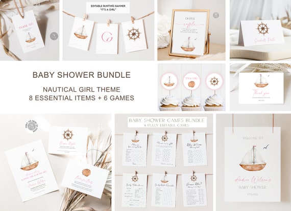 Nautical Theme Baby Shower Printables Nautical Baby Shower Ideas