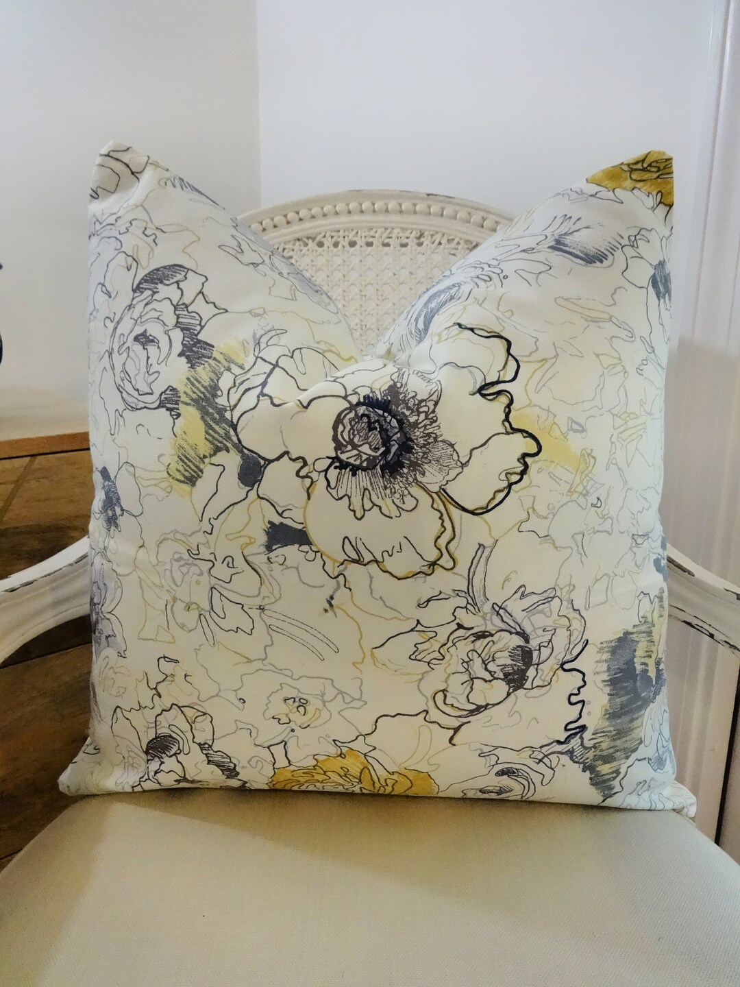 Pillow Cover Richloom Ellery Denim/ 20 22x22 24x24 Pillow Cover ...