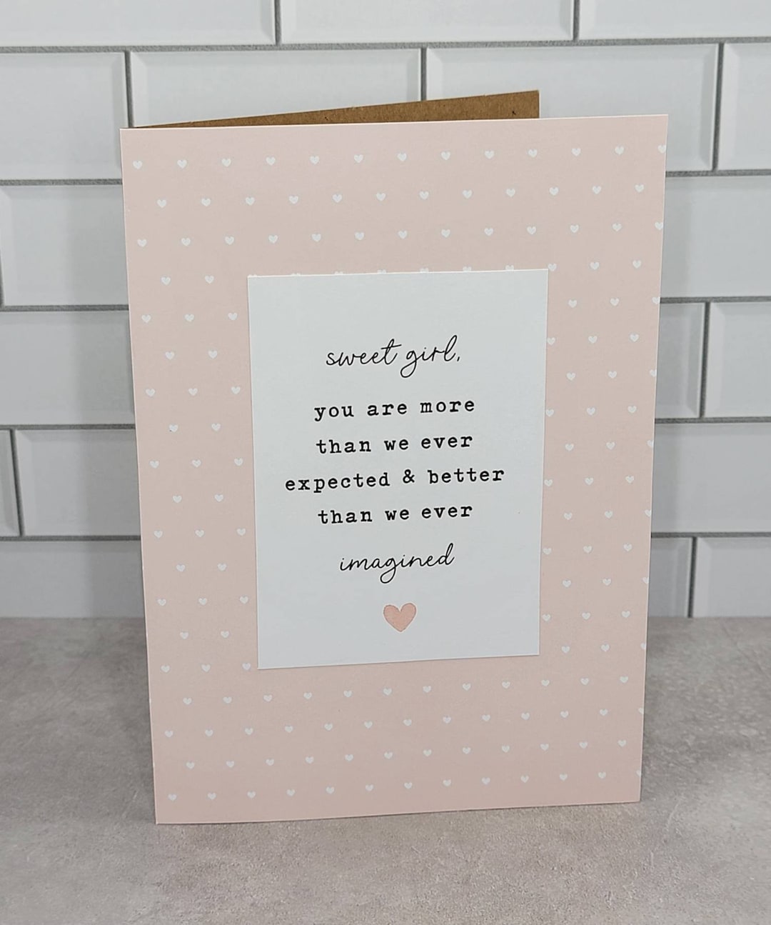 Baby Girl Large Cards - Etsy