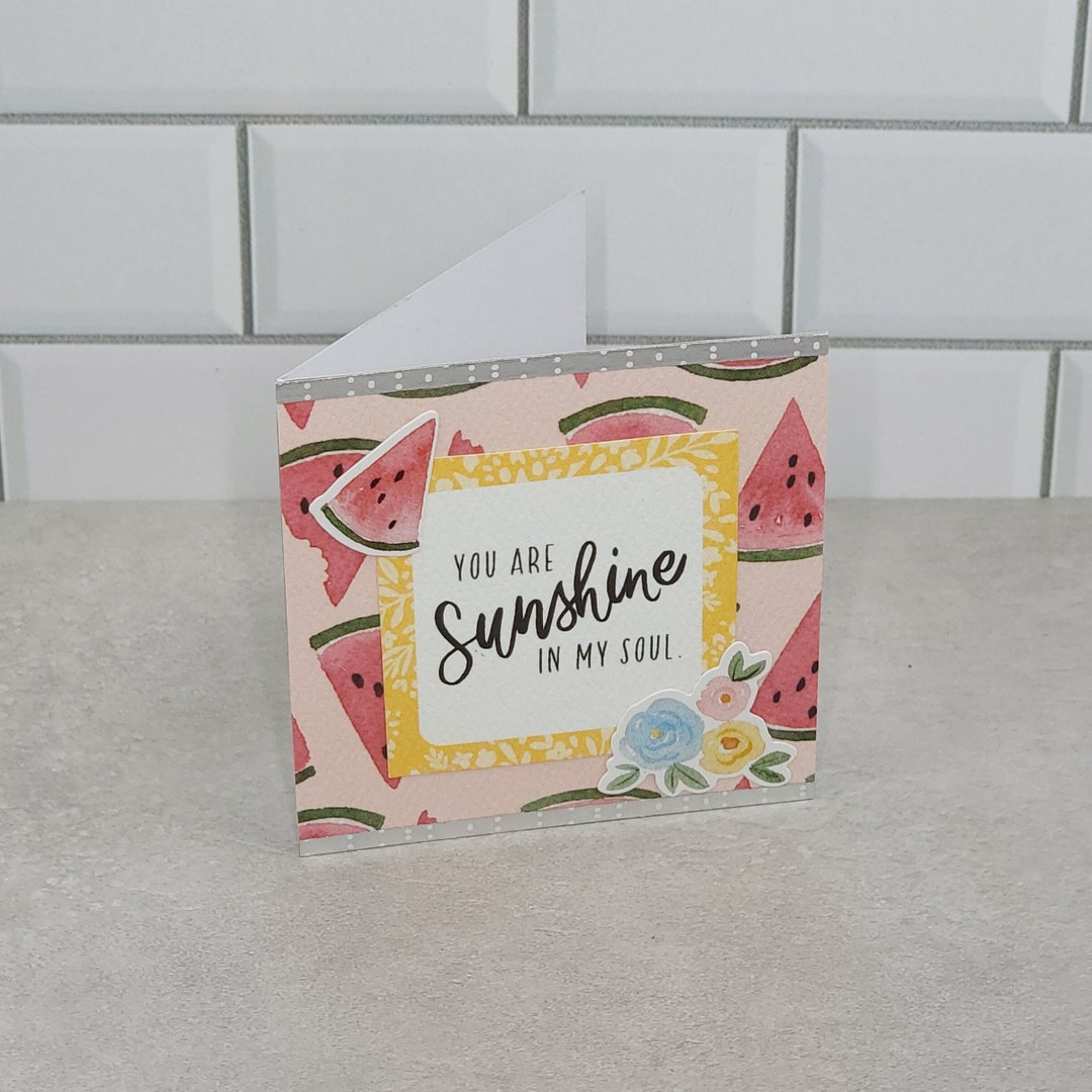 Summer Fun Square Cards - Etsy