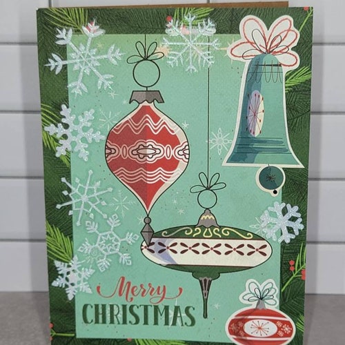 Mid Century Modern Christmas Cards Single Card or Boxed Set - Etsy