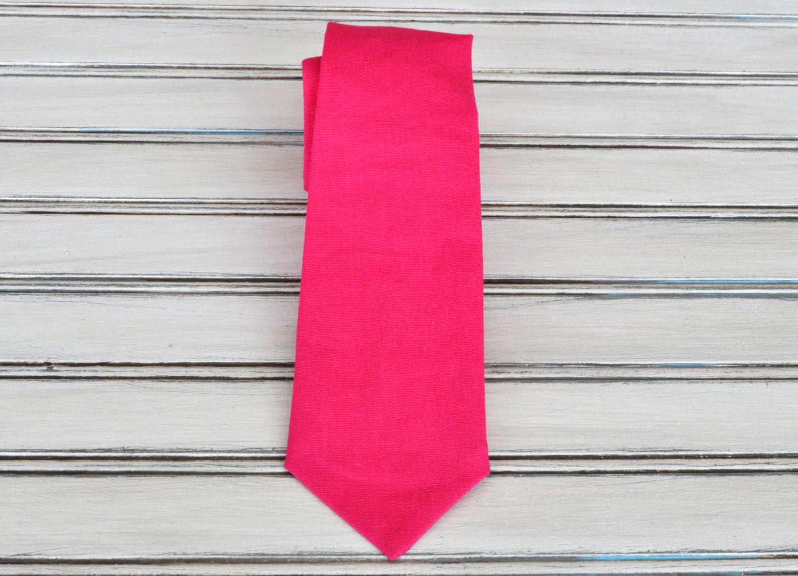 Hot Pink Linen Tie for Men, Youth, Boys, Fathers Day Gift - Etsy