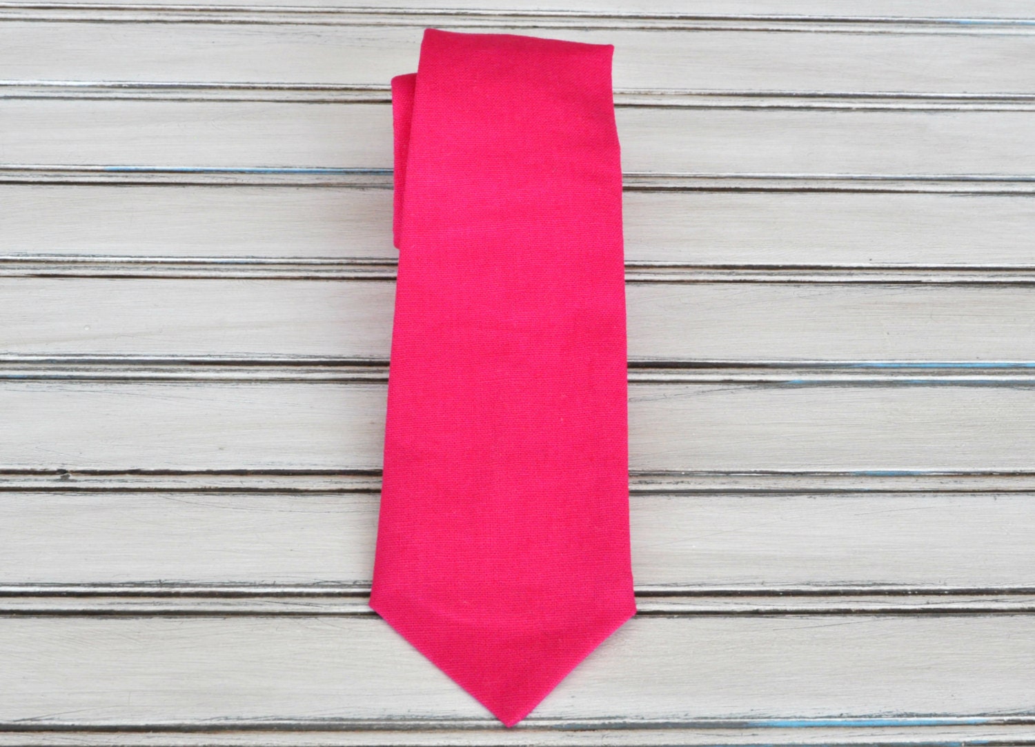 Hot Pink Linen Tie for Men, Youth, Boys, Fathers Day Gift - Etsy