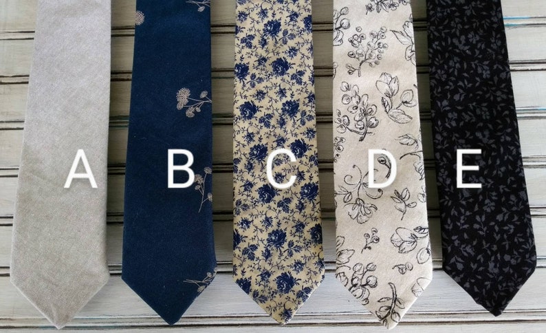 Light Tan Skinny Tie, Steel Blue Floraltie, Tan Navy Floral Tie, Tan ...