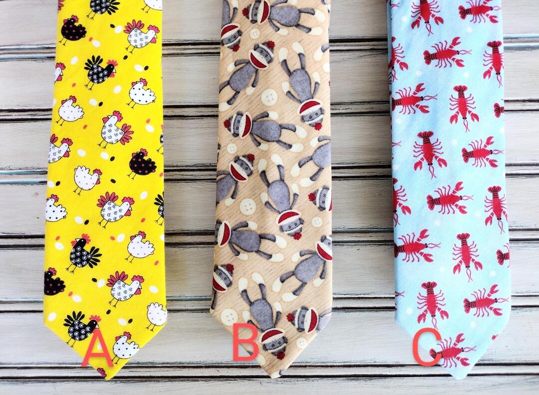 Chicken Ties, Sock Monkey Ties, Lobster Ties, or Bow Ties and ...