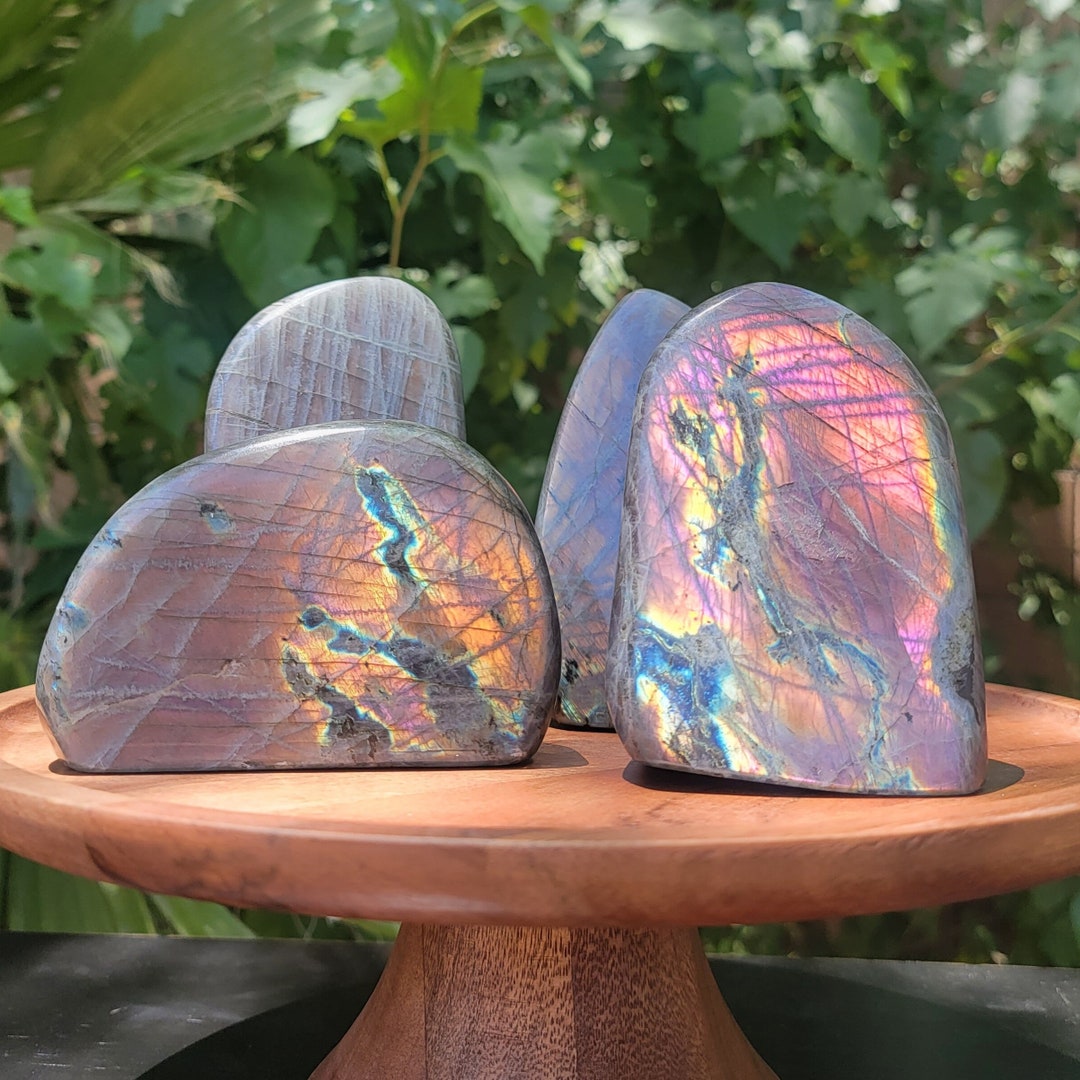 Purple Flashy Labradorite Free Forms - Etsy