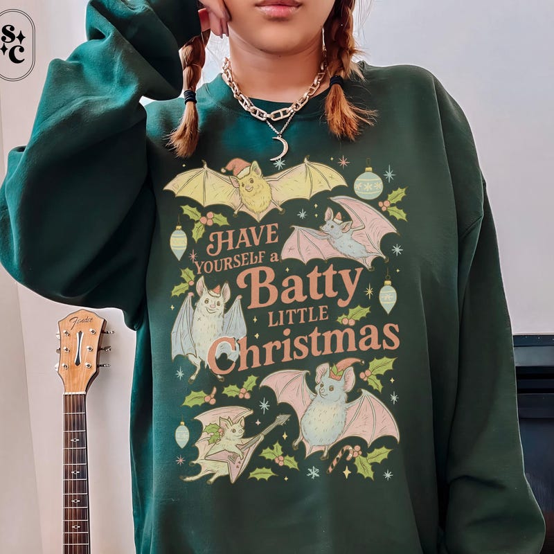 Goth Christmas Sweater - Etsy