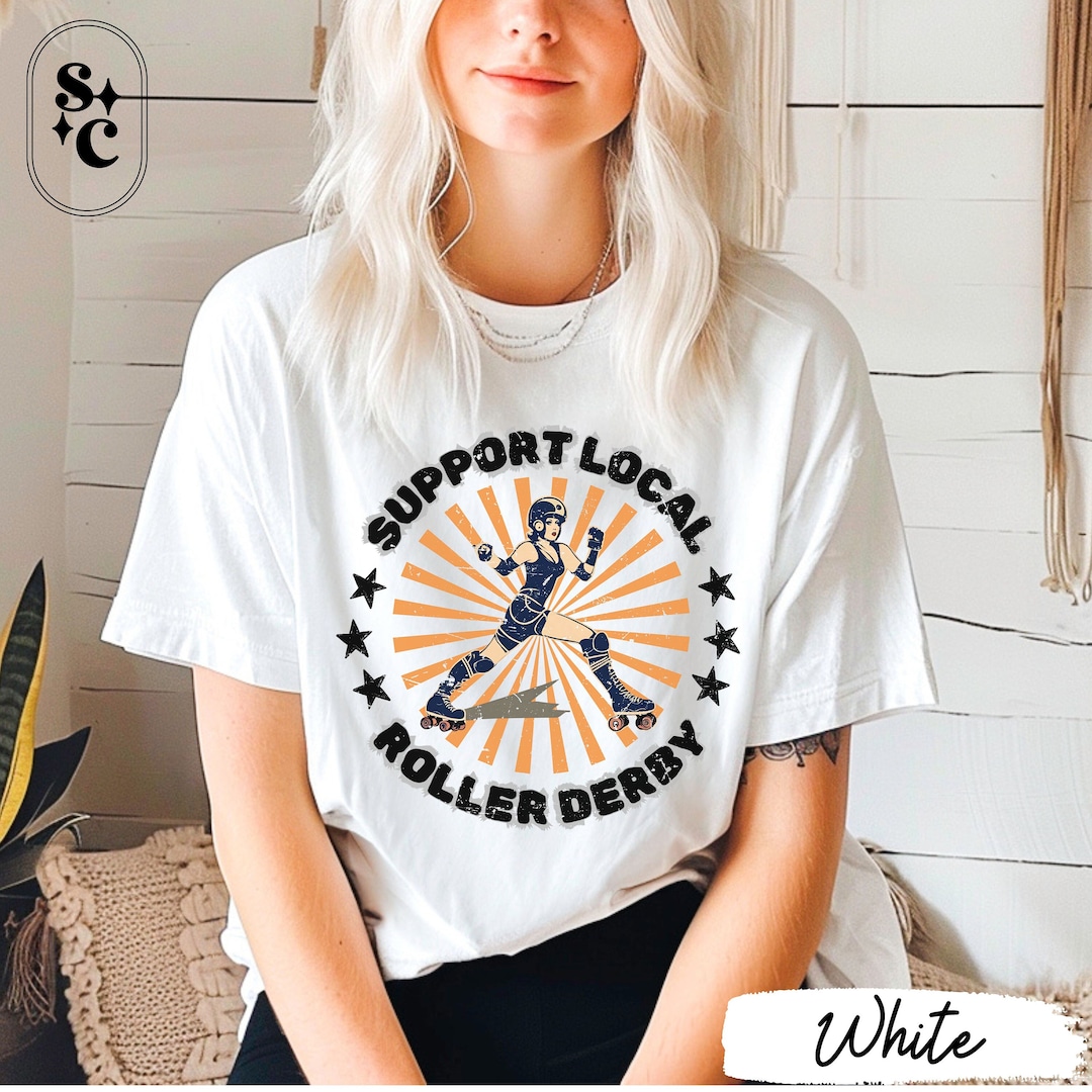 Roller Derby Shirt, Roller Skate Shirt, Retro Vintage Vibe, Roller ...
