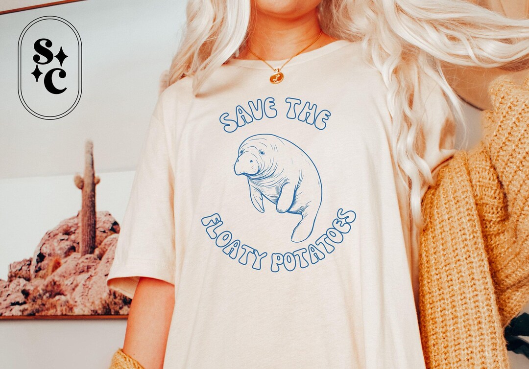 Manatee Shirt, Manatee Gifts, Save the Manatees, Earth Day Shirt ...