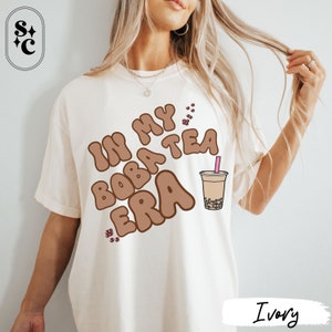 Boba Shirt, Boba Tea Shirt, Comfort Colors, Bubble Tea Shirt, in My ...