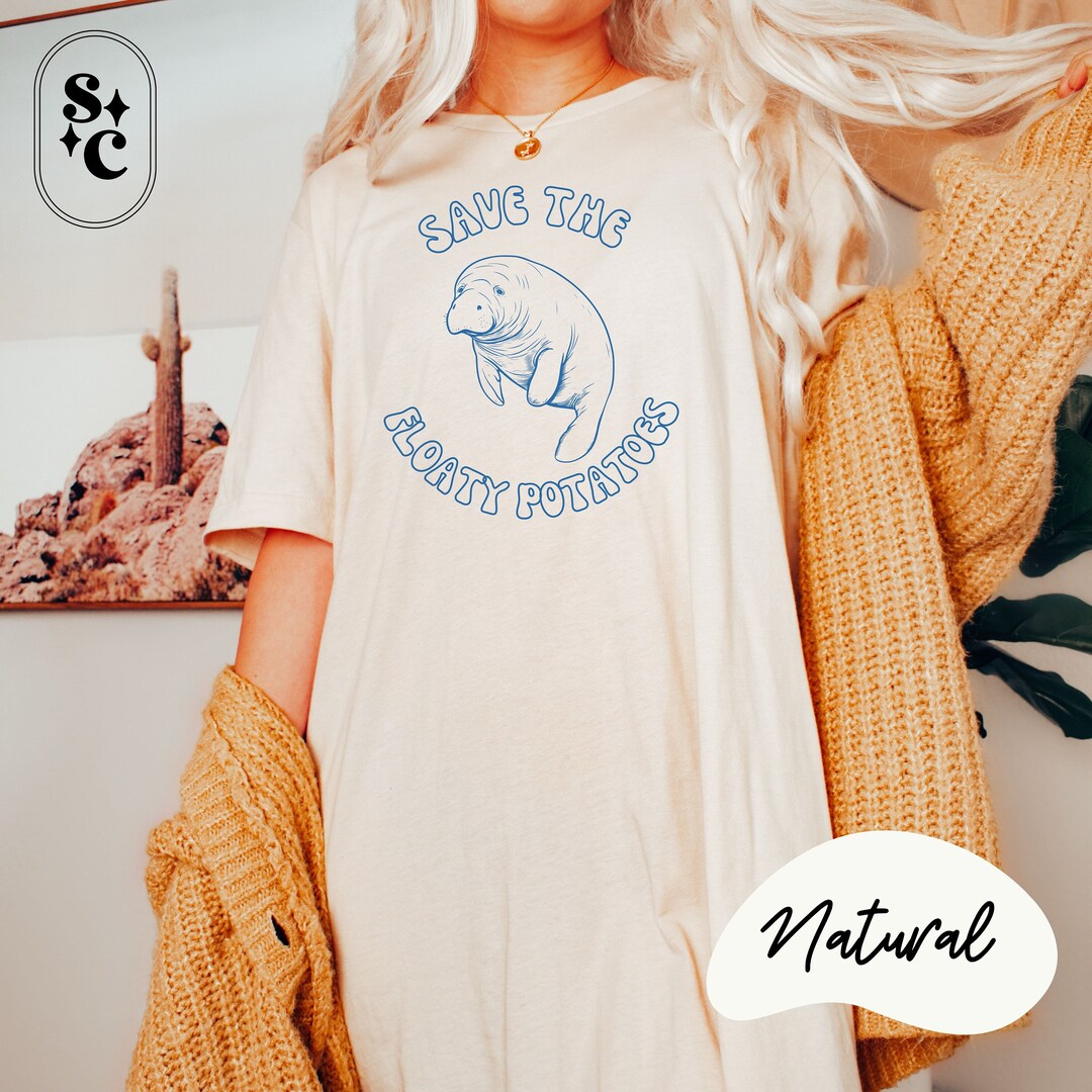 Manatee Shirt, Manatee Gifts, Save the Manatees, Earth Day Shirt ...