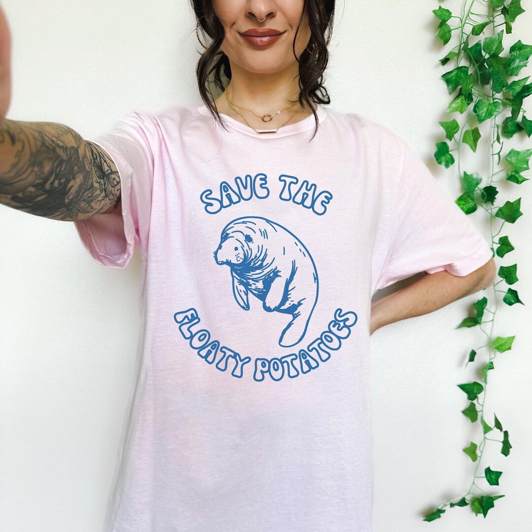 Manatee Shirt, Save the Manatees, Earth Day Shirt, Respect the Locals ...