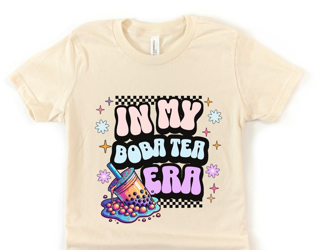 Youth Boba Shirt, Boba Tea Tshirt, Girls Boba T-shirt, Kids Boba Tee ...