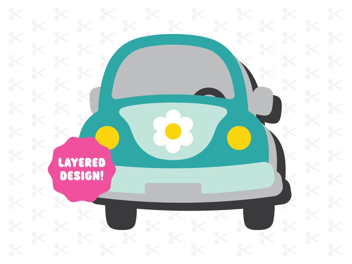 Groovy Car Svg Png Jpg Eps Pdf Ai Dxf / Vintage Car / Hippie Car ...