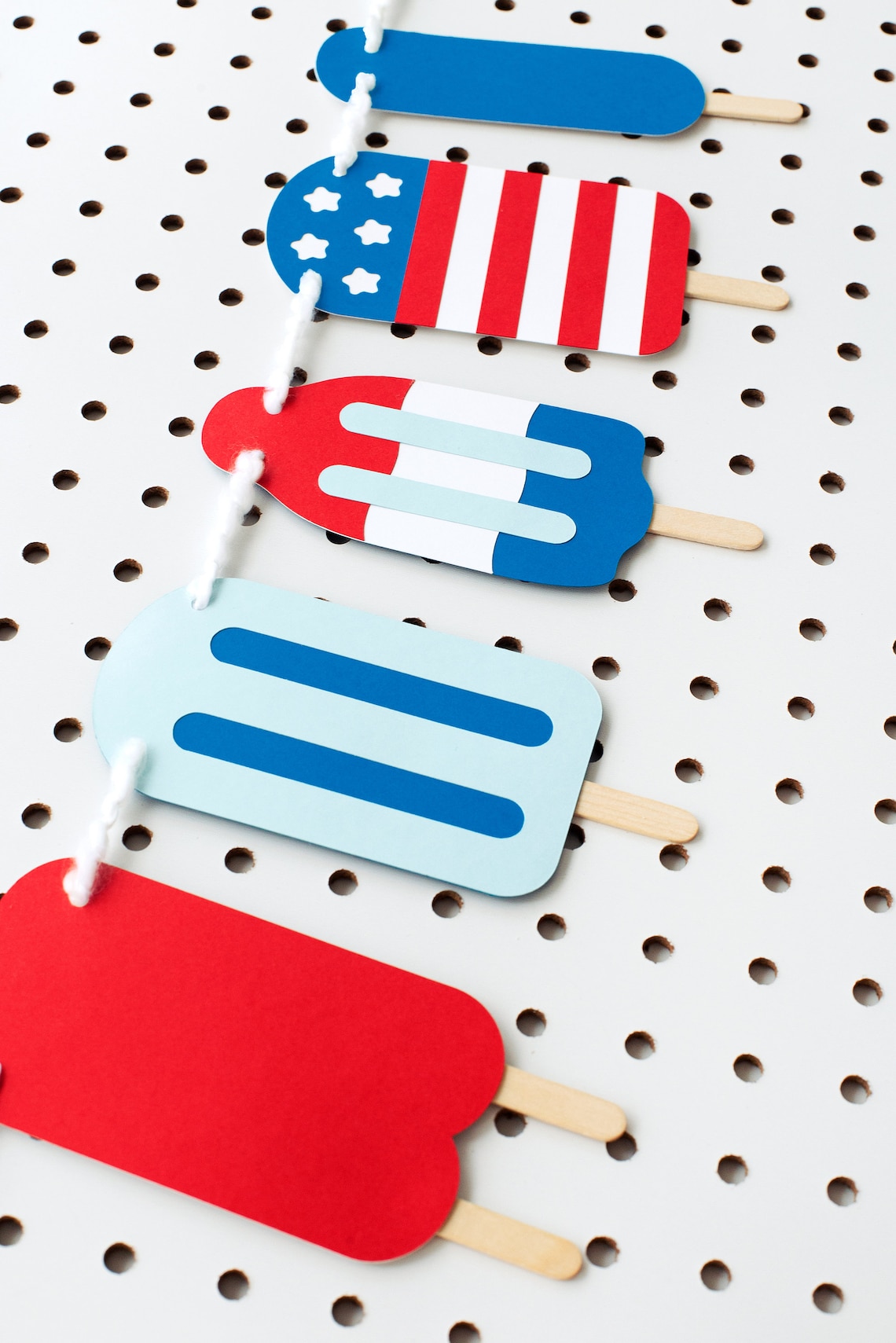 4th of July Popsicle Banner SVG / 4th of July Banner SVG / Fourth of ...