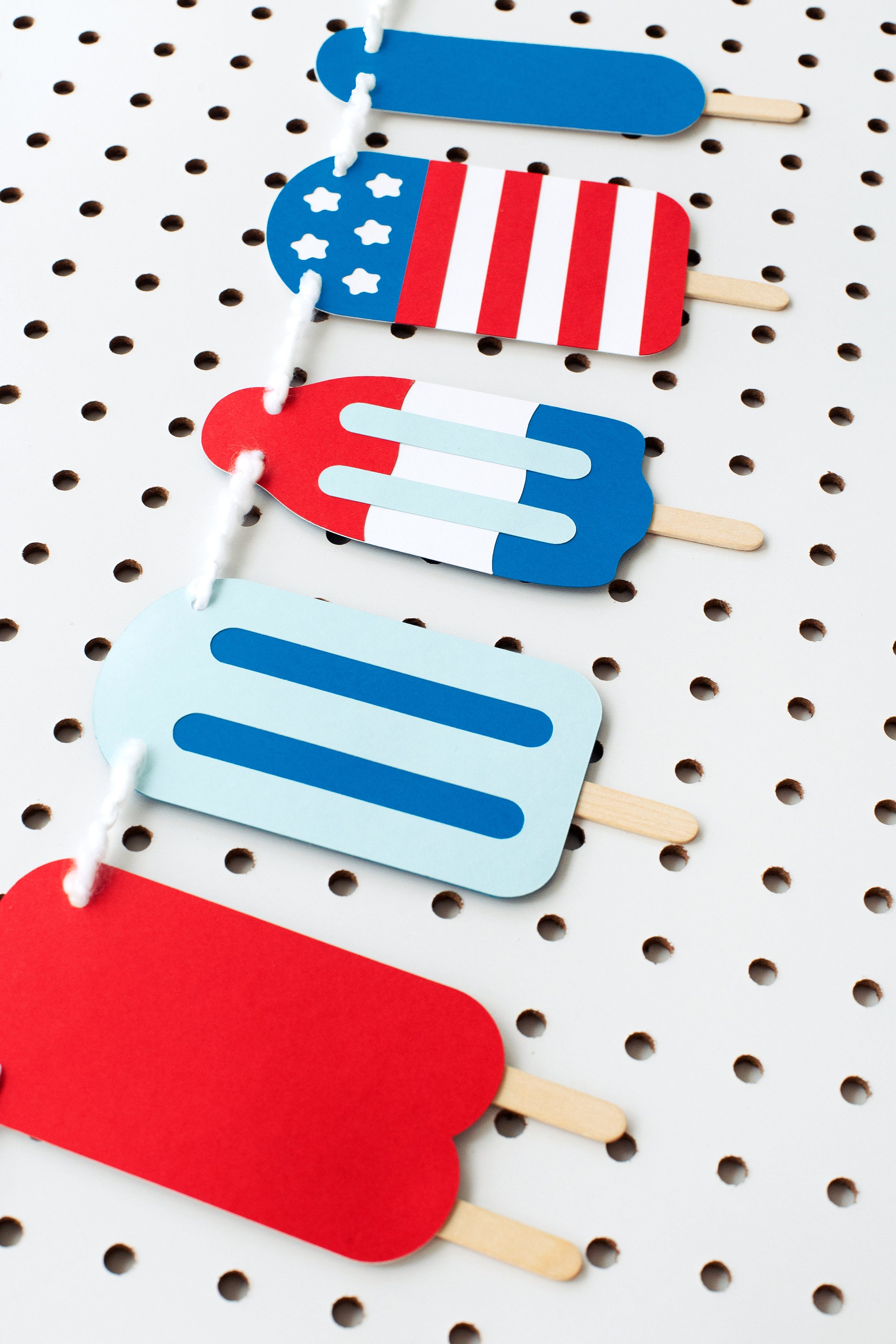 4th of July Popsicle Banner SVG / 4th of July Banner SVG / Fourth of ...