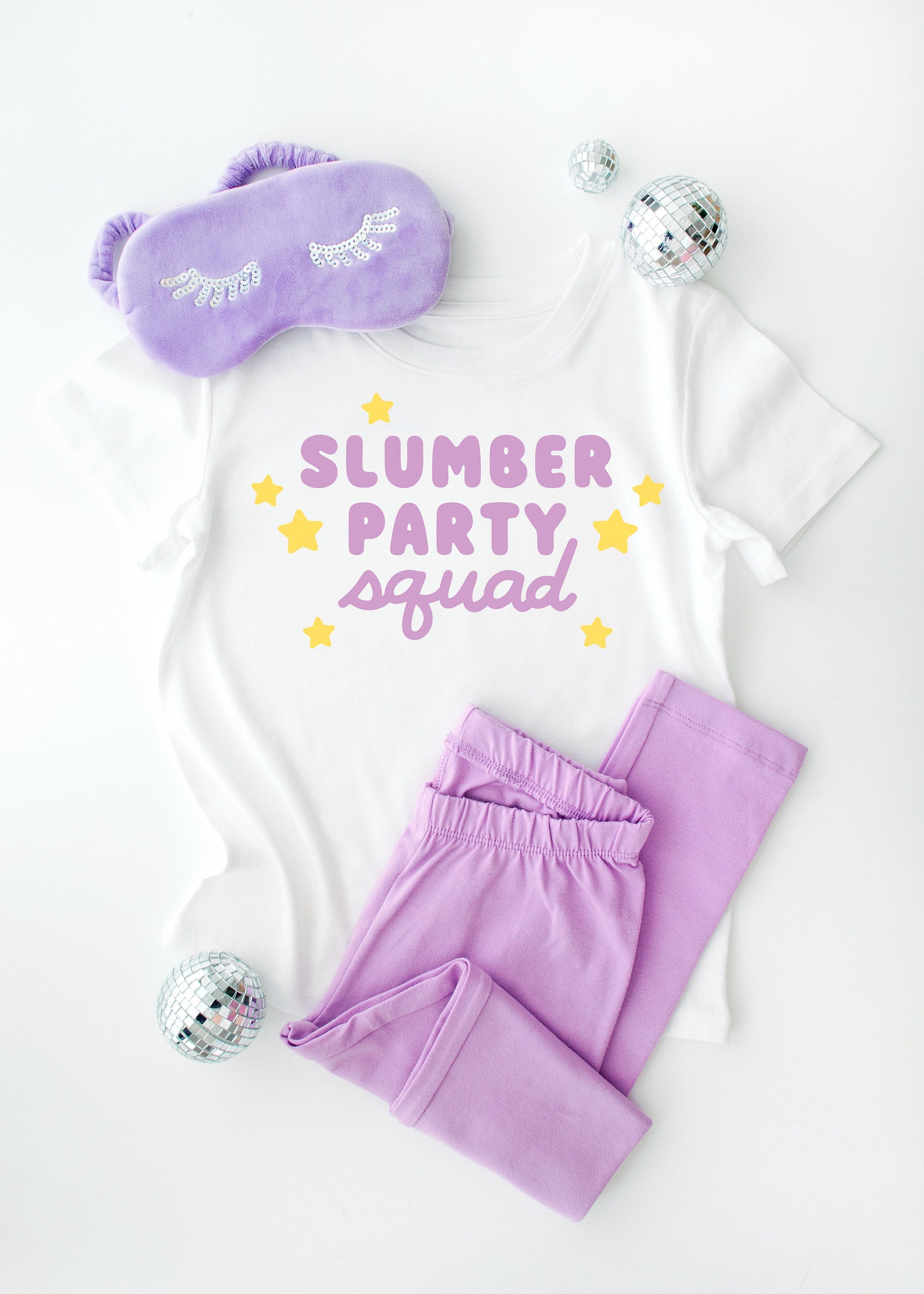 Sleepover SVG / Matching Sleepover Shirts SVG / Slumber Party Squad SVG ...