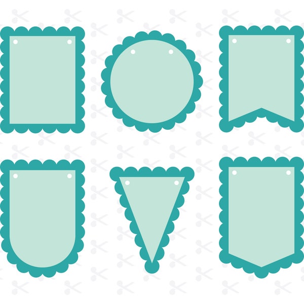Scalloped - Etsy