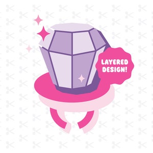 Ring Pop Candy Svg Png Jpg Eps Pdf Ai / Layered Cut File / Retro ...