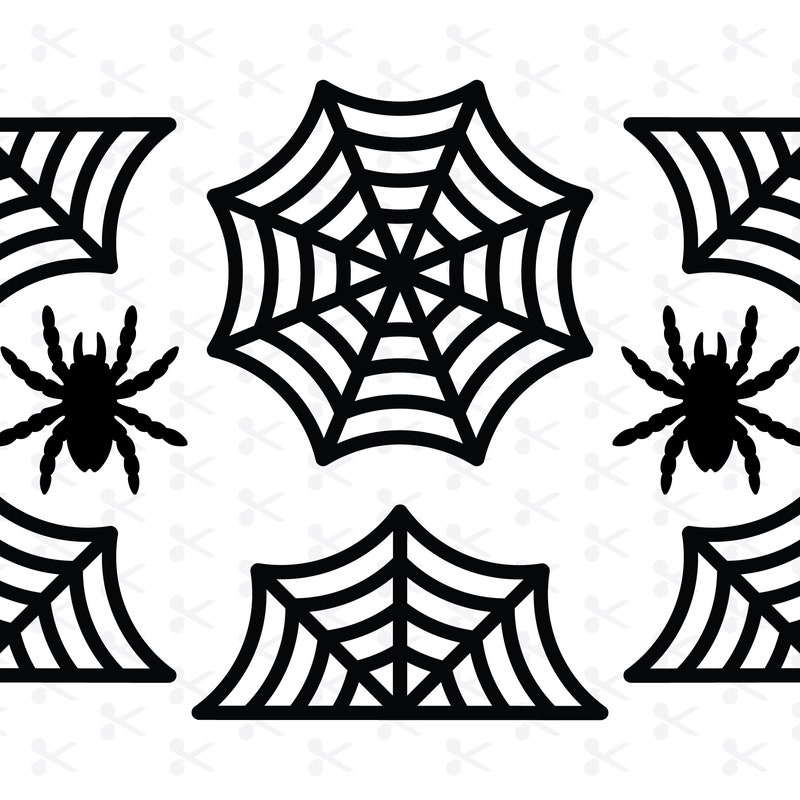 Spider Web Svg - Etsy