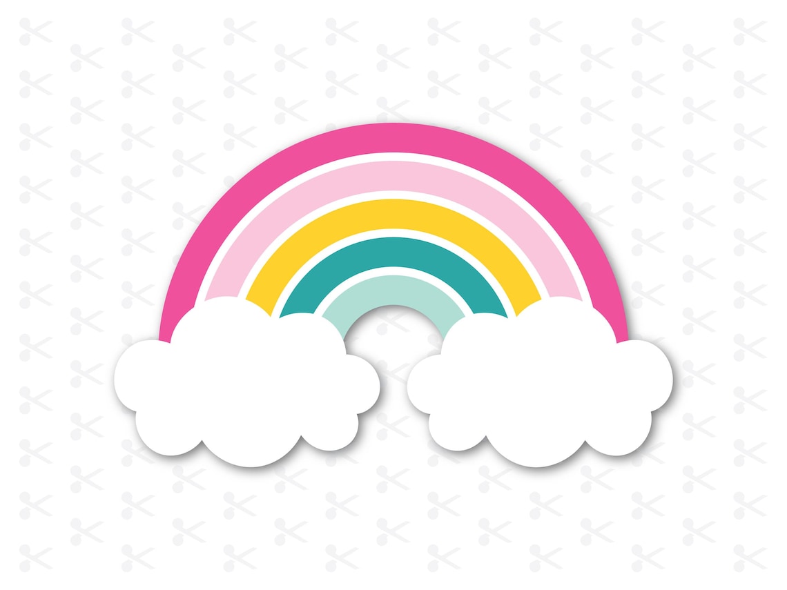 Layered Rainbow Svg Png Jpg Eps Pdf Dxf Ai / Rainbow Cake Topper ...