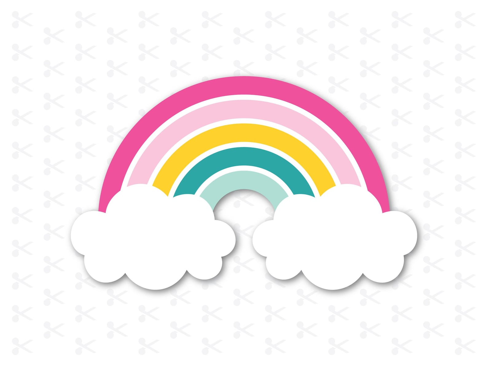 Layered Rainbow Svg Png Jpg Eps Pdf Dxf Ai / Rainbow Cake Topper ...