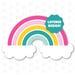 Layered Rainbow Svg Png Jpg Eps Pdf Dxf Ai / Rainbow Cake Topper ...